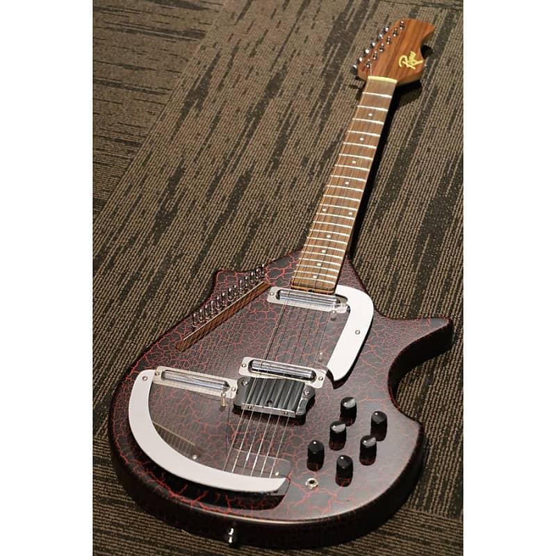 Rogue STR-1 Electric Guitar- Sitar - Red Crackle | Reverb