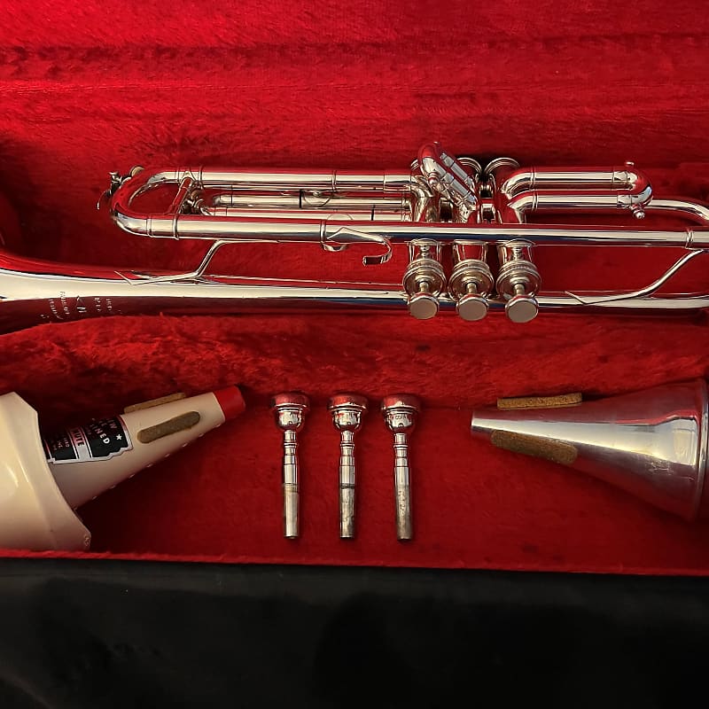 French Besson Meha Trumpet (Paris) 1969 silver lacquer | Reverb