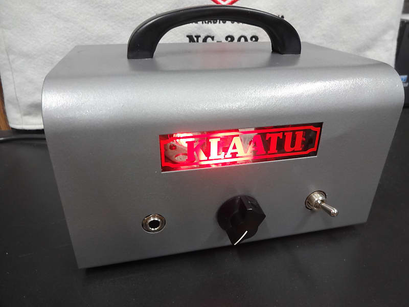 D-Lab Klaatu Boutique tube 2watt 6AQ5 guitar amp 1950's metal | Reverb