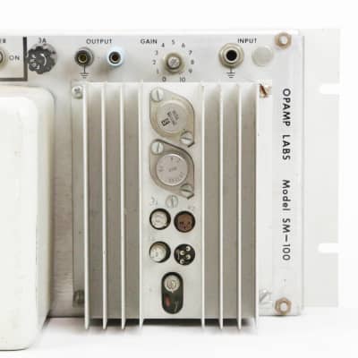 Opamp Labs SM-100 Vintage White Solid State Stereo Power | Reverb