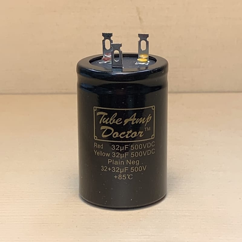 TAD - Gold Cap elektrolytic capacitor 32+32uF 500V, 85°C | Reverb