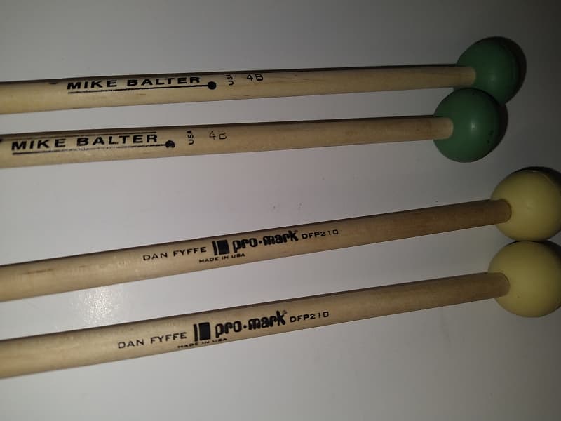 Vic Firth & Mike Balter Mallets Dan Fyffe DFP210's & 4B | Reverb