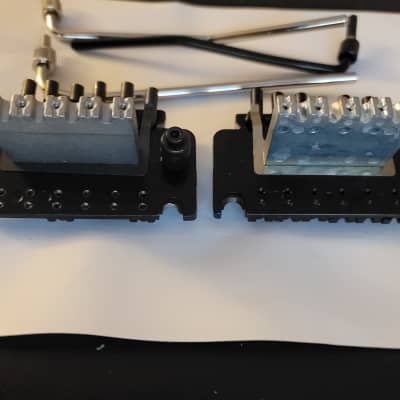 2 Tremolo Bridges, bars and 1 locking Nut | Reverb