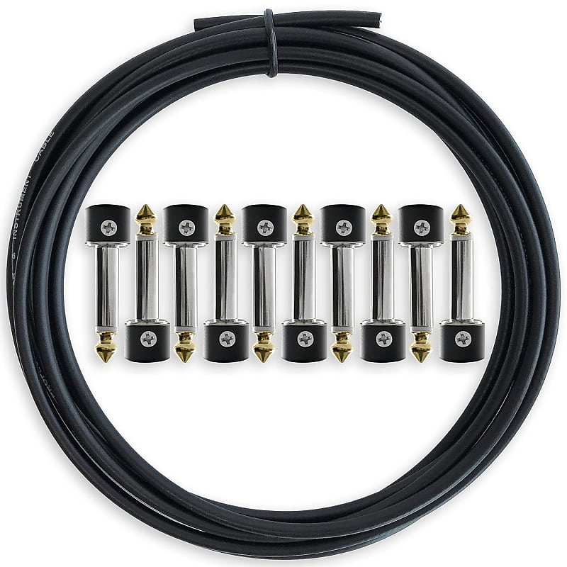 Solderless Pedalboard Cable Kit - No Cable Stripping | Reverb