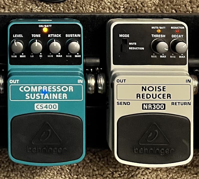 Behringer Compressor/Sustainer CS400 & Behringer Noise | Reverb