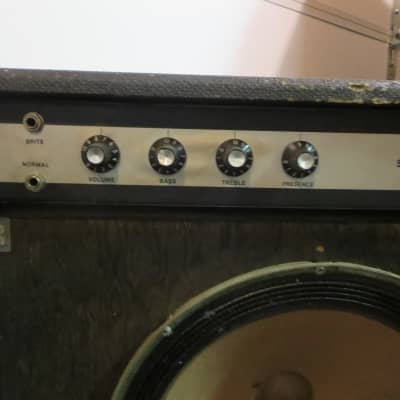 Sunn Studio Bass Amp 1970's 15" Speaker Black 1970's | Reverb