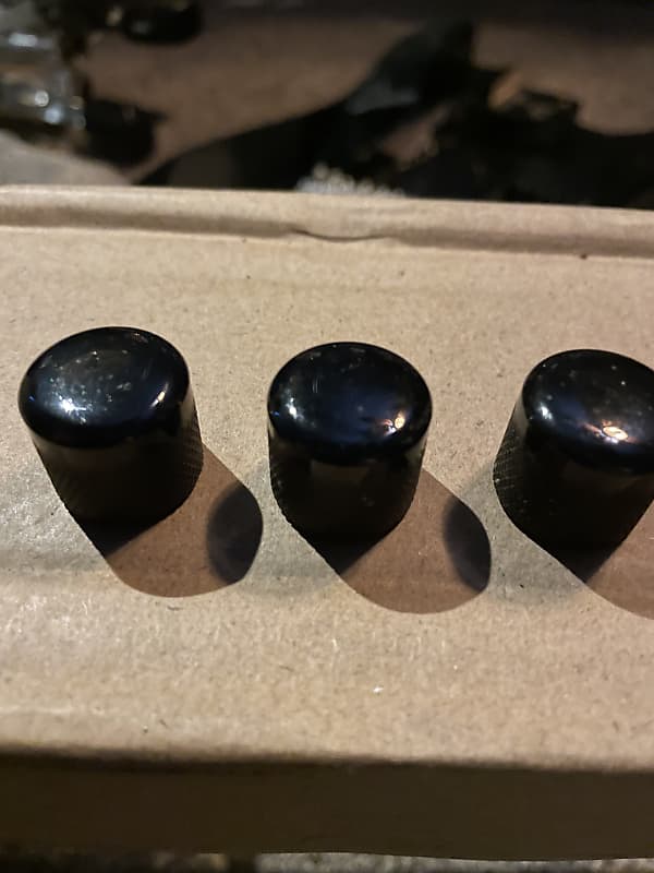 Metal control knobs black | Reverb