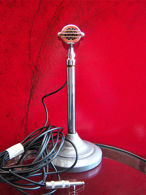 Vintage RARE American D7T dynamic microphone Chrome | Reverb Australia