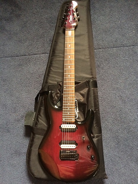 Sterling by Music Man JP70 7 String Transparent Purple Burst | Reverb