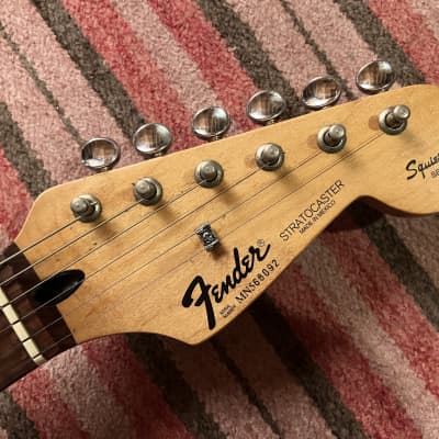 1995 Fender Black Label Squier Series Stratocaster MIM Strat | Reverb