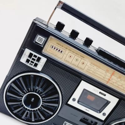 Vintage Trident CX-449F Boombox Ghettoblaster Stereo Radio | Reverb