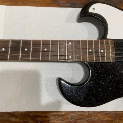 Danelectro Silvertone Model 1448 Guitar and Hard Shell Case | Reverb