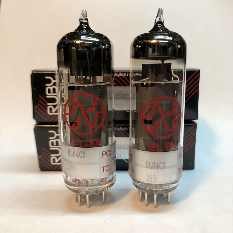 JJ Electronic - Ruby EL84 CZ Power Tube Matched Pair | Reverb