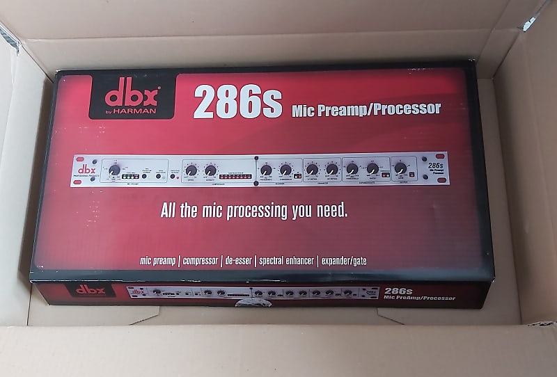 Dbx 286S Dual Compressor/Gate/Limiter - Boxed - Unused | Reverb