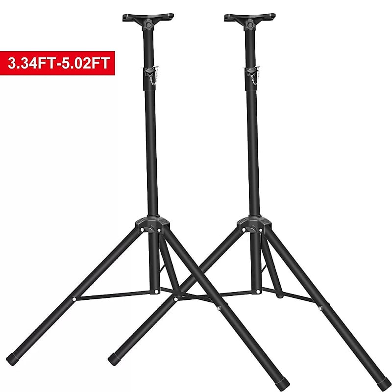 2X Tripod Dj Pa Speaker Stand Adjustable Height Heavy Duty | Reverb