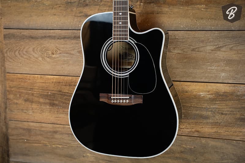 Takamine EF341SC Legacy Series Acoustic-Electric Guitar Black | Reverb