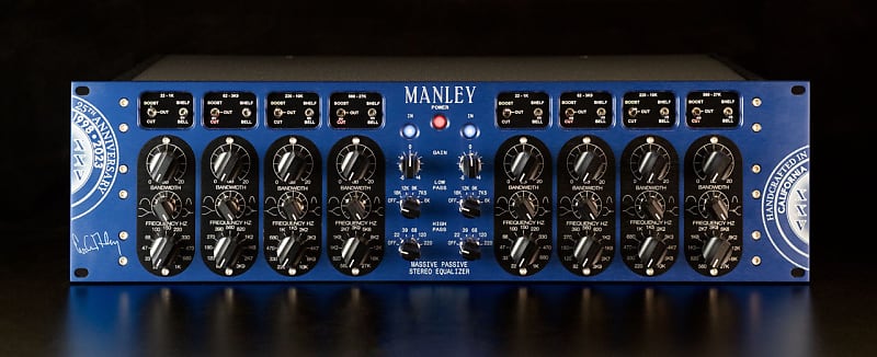 Manley Massive Passive XXV Anniversary Edition Stereo Tube EQ | Reverb
