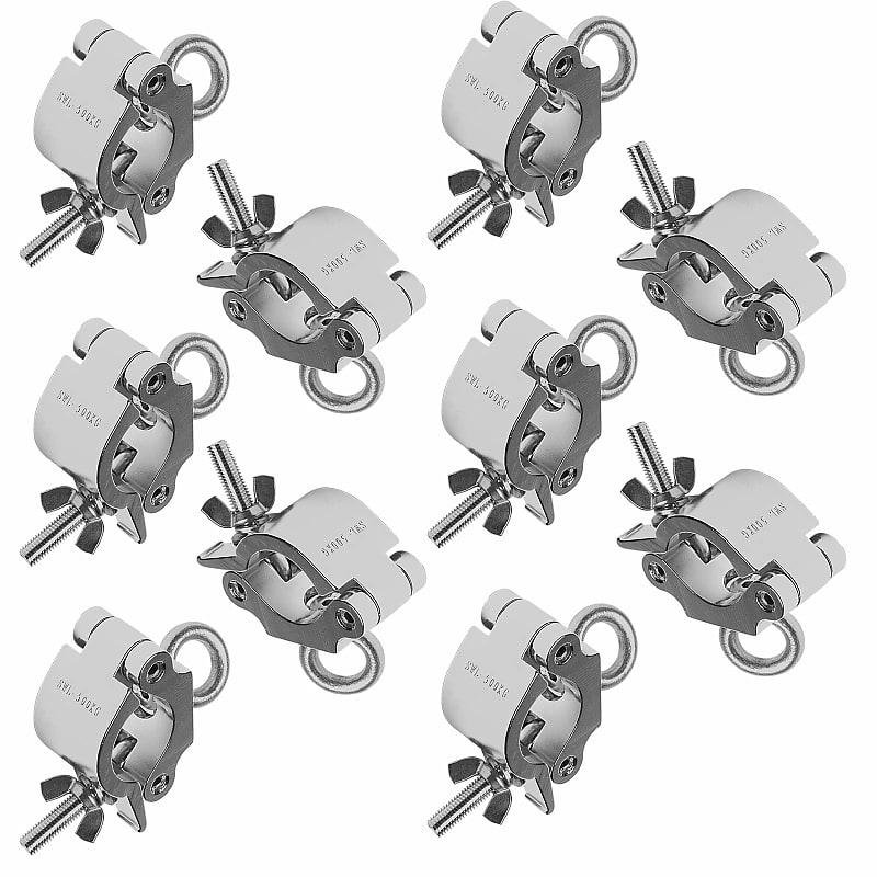 Global Truss Eye Clamp Heavy Duty Clamp W/ Eyebolt - 10 Pack | Reverb
