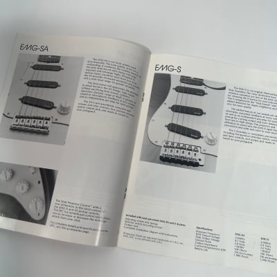 EMG Pickups 1980s Catalog, Original | Reverb