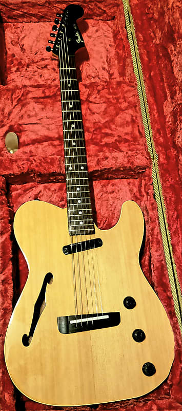 1990 Natural Fender HMT Thinline Telecaster | Reverb