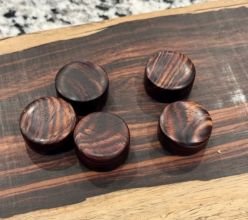 Cocobolo - Wood volume/tone knobs | Reverb