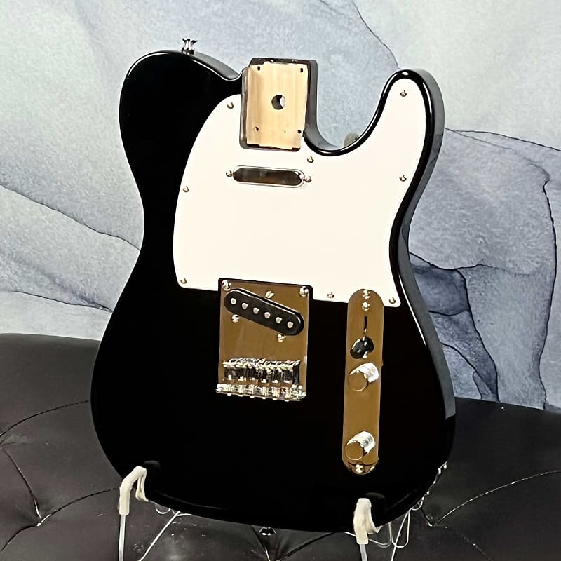 Squier Loaded Telecaster Body Black Finish | Reverb