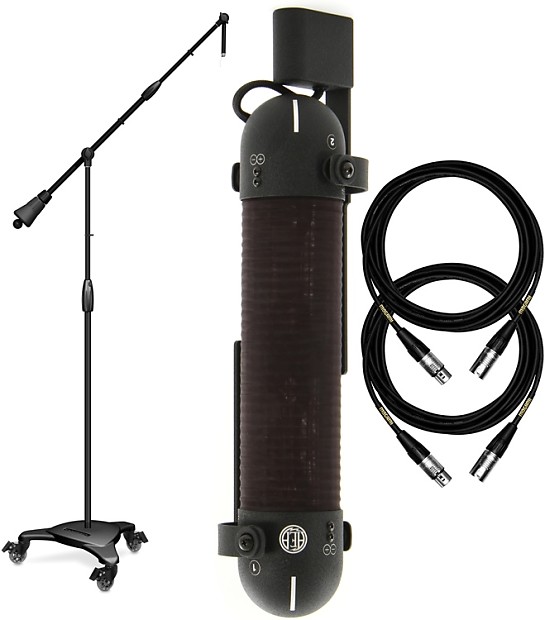 AEA R88 Stereo Ribbon Microphone Bundle with Studio Boom | Reverb