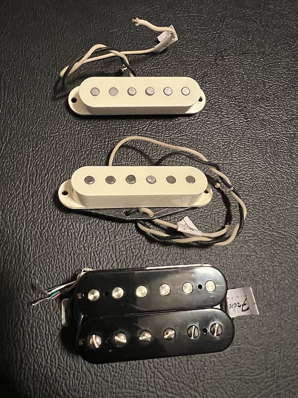 Lindy Fralin HSS Pickup set with Unbucker and Blues Specials | Reverb