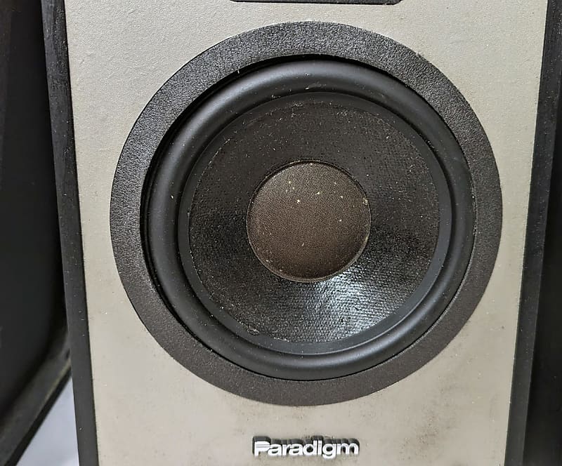 Paradigm 3SE MK1 Bookshelf Speakers 1980s - Black Ash | Reverb