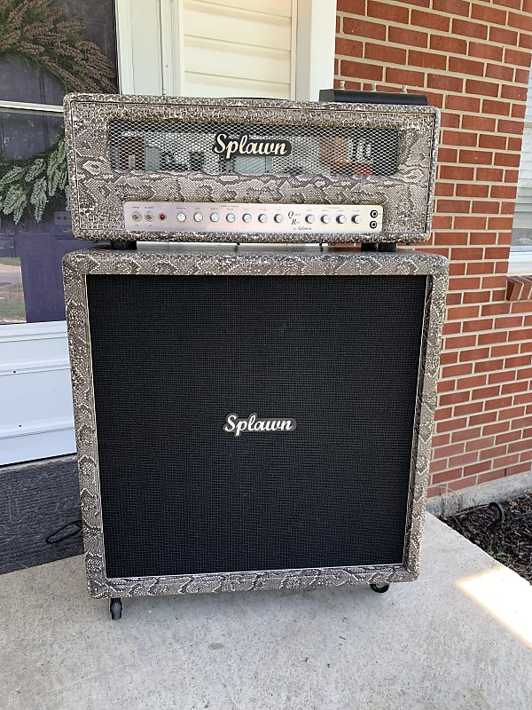 Splawn Quick Rod 100 and 4x12 cab Snake Skin | Reverb
