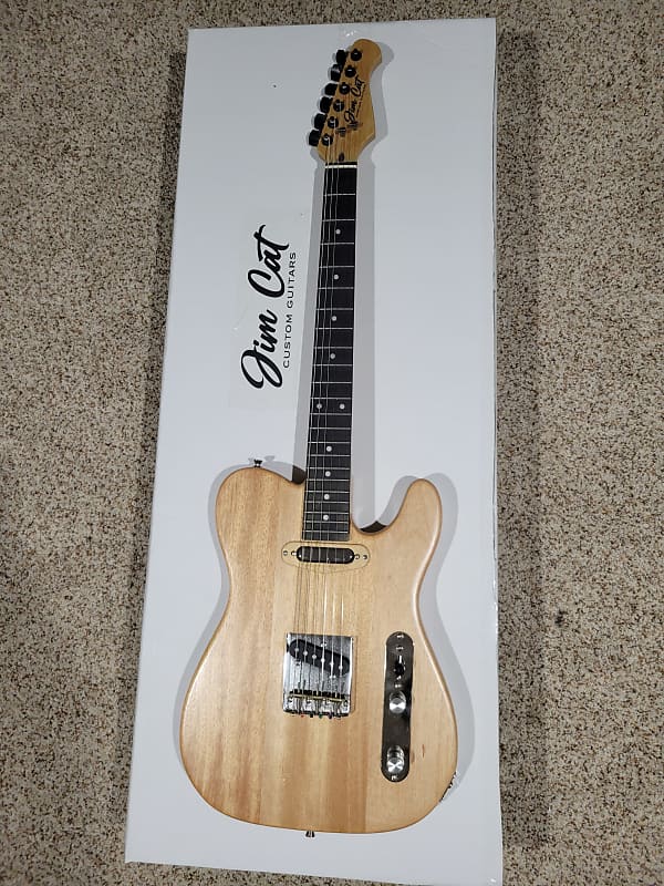 JIm Cat Telecaster Natural Mohogany | Reverb