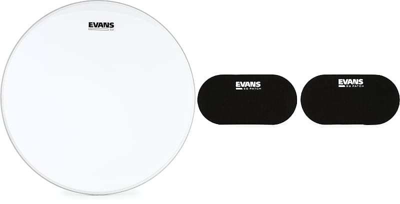 Evans G2 Clear Bass Drumhead - 22 inch Bundle with Evans PB2 | Reverb