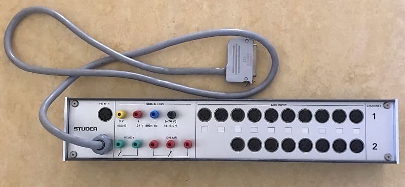 *MINT* Studer 169 / 269 Breakout Box for Aux Monitor Module - | Reverb