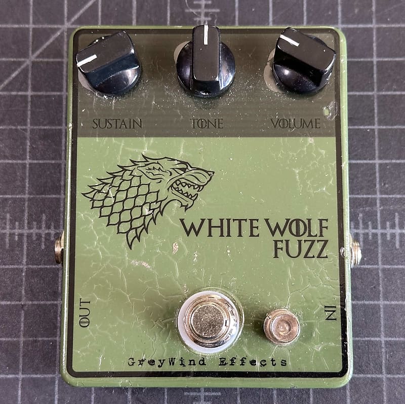 2015 Greywind Effects White Wolf Fuzz hand built | Reverb
