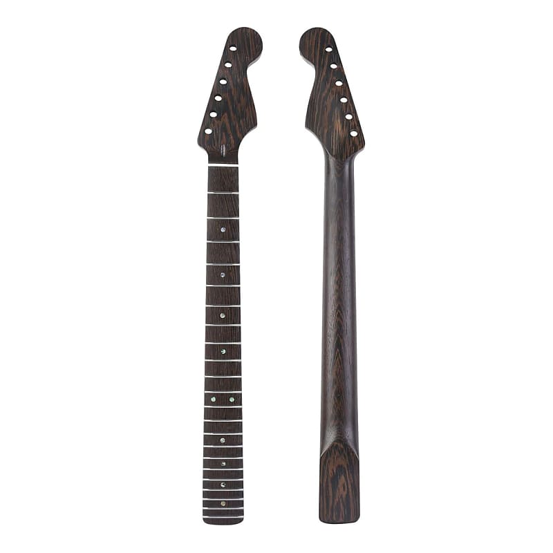 Wenge Strat-Style Guitar Neck, 14" Radius, Rosewood Fretboard | Reverb