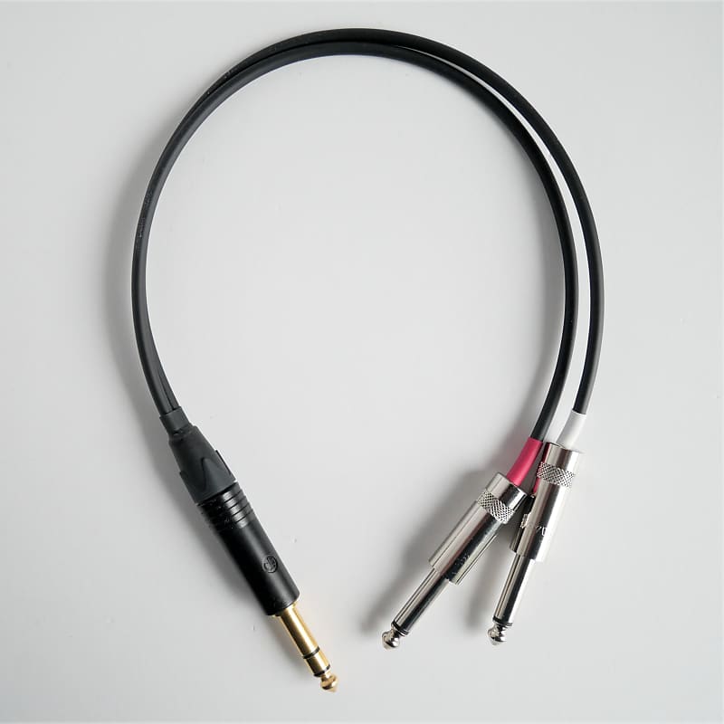 JS New Insert/ Signal Splitter Cable, Neutrik TRS to TS, 12 | Reverb