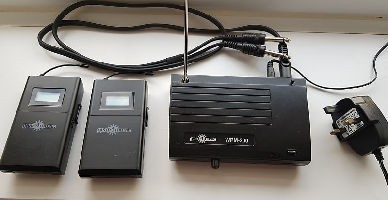 Gear4music Wirelwss In Ear Monitor Pack + 2 Receivers 2016 - | Reverb