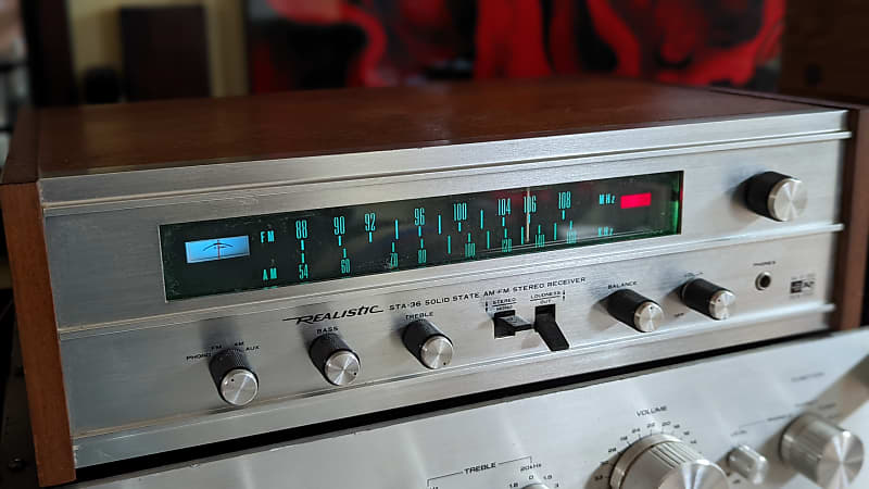 Realistic STA-36 1971 Silver Face - Japan made, beautiful | Reverb