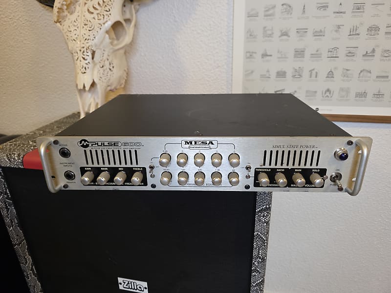 Mesa Boogie M-Pulse 600 Simul-State Bass Amplifier | Reverb España