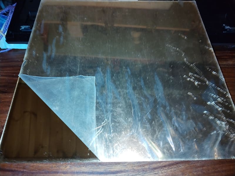 Gold Scratchplate/Pickguard - 30cm x 30 cm | Reverb