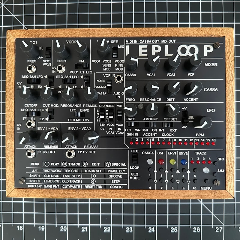 L.E.P. Leploop v2 Synthesizer and Groovebox 2020s - Metal & | Reverb