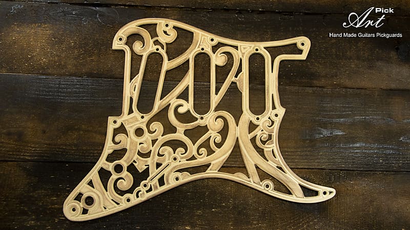 Stratocaster Pickguard Cream SSS 11Hole Custom Unique | Reverb