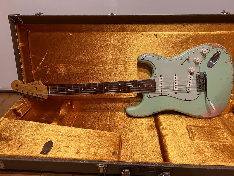 Custom Shop Fender Stratocaster Heavy Relic - Surf Green | Reverb