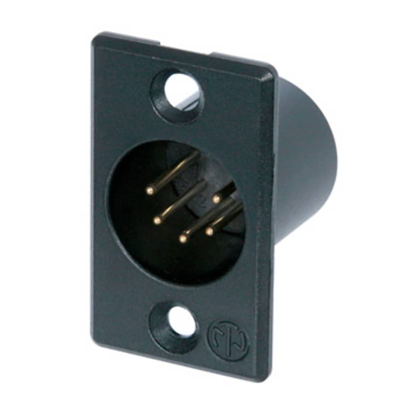 Neutrik NC5MP-B Chassis Plug - Fitting Plug | Reverb