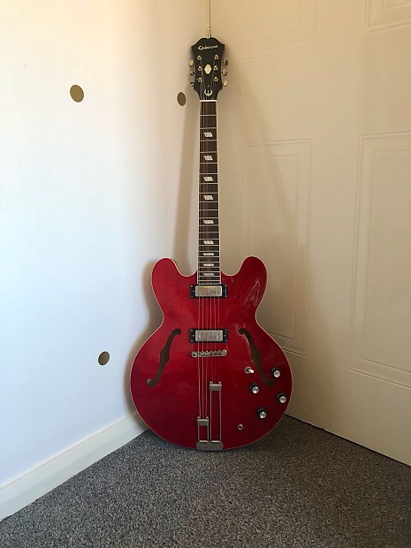 Epiphone Riviera 2010 Cherry Red | Reverb
