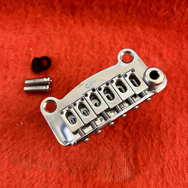 G&L Tremolo guitar bridge 1980 - Chrome original vintage USA | Reverb