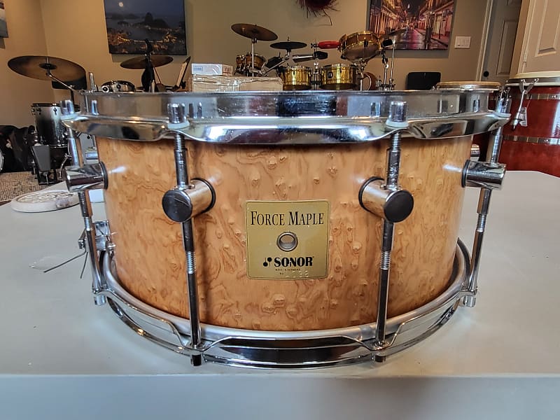 Sonor Force Maple Snare German Made Birdseye Maple | Reverb