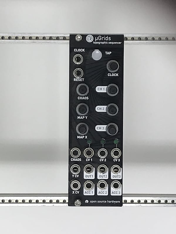 uGrids 8HP version of Mutable Instruments Grids Black | Reverb