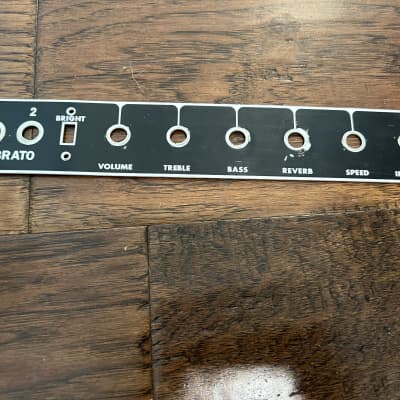 Blackface Pro Reverb Amp Reproduction Faceplate | Reverb