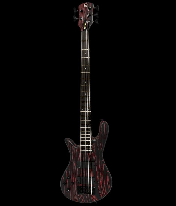 Spector NS Pulse 5 Cinder Red 5 String Left Handed Bass | Reverb